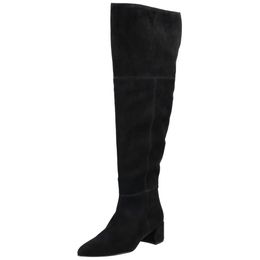 Högl HÖGL Damen Overkneestiefel "Högl Stiefel Veloursleder", Gr. 38schwarz, Veloursleder, Schuhe
