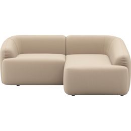 Ecksofa Inosign, B:216cm H:81cm T:196cm, grau, 95% Polyester, 5% Polyamid, Wohnzimmer, Sofas, "Nergal, kompakte Stellmaße, Breite 216cm, organisches