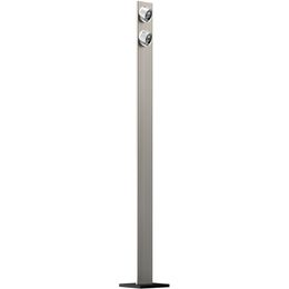 Evotec Stehlampe "LIGHT WAVE", 2, H: 140cm, grau, Wohnzimmer, Leuchten, Dimmer