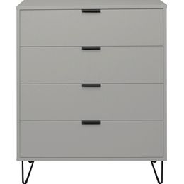 M&auml;usbacher Kommode M&Auml;USBACHER, B:81cm H:100cm T:45cm, grau, Holzwerkstoff, Sideboards, "Bonnie TOPSELLER", Kommode mit Drahtgestell