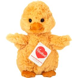 HERMANN TEDDY ORIGINAL TEDDY HERMANN Kinder Kuscheltier "Herzekind, Küken Vivi 17 cm", gelb, B:10cm H:7cm L:17cm, Plüschfiguren