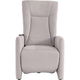 Sit & More TV-Sessel SIT & MORE, B:71cm, grau, 100% Polyester, Sessel, "Melissa", wahlweise elektrisch oder manuell verstellbar, optional Aufstehhilfe
