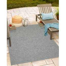 Teppich the carpet, B:67cm H:1mm L:180cm, grau, Polypropylen, Flur, Teppiche, "Calgary", moderner robuster In und Outdoor Teppich