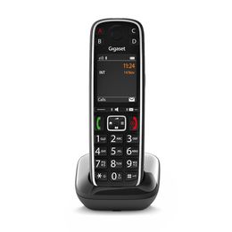 Gigaset DECT-Telefon "E720", schwarz, Stationärtelefone