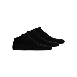 Hudson Damen Sneakersocken "Socken EASY&sup3; 3-PACK SNEAKER 3er Pack", Gr. 35, schwarz, Obermaterial: 80% Baumwolle CO. 17% Polyamid PA. 3% Elasthan EL.,