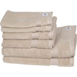 Sch&ouml;ner Wohnen Kollektion Handtuch Set, beige, SCH&Ouml;NER WOHNEN-KOLLEKTION, Frotteevelours, Obermaterial: 100% Baumwolle, Handt&uuml;cher, "Cuddly", schnell trocknende