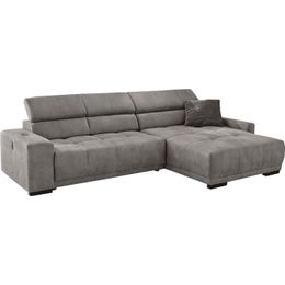 Jockenh&ouml;fer Ecksofa, B:320cm T:110cm, grau, JOCKENH&Ouml;FER GRUPPE, Korpus: 100% Polyester;Kissen: 100% Polyester, Wohnzimmer, Sofas, "Le Mans L-Form mit