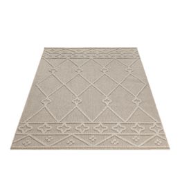 Outdoorteppich, B:160cm H:8mm L:230cm, beige, Ayyildiz Teppiche, Polypropylen, Teppiche, "PATARA 4955", L&auml;ufer / Pflegeleicht / Strapazierf&auml;hig / In-