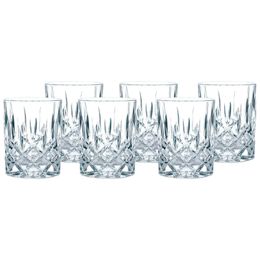 Nachtmann Whiskyglas "Whiskygläser Noblesse 295 ml 6er Set transparent", transparent, Trinkgefäße