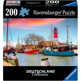 Ravensburger Kinder Puzzle "Deutschland Collection, Der Hafen von Büsum", bunt, B:33cm H:21cm, Puzzles, Made in Europe