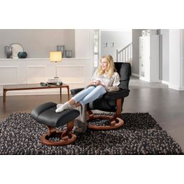 Relaxsessel stressless, B:74cm H:97cm T:74cm, schwarz, Leder PALOMA: Paloma ist ein durchgef&auml;rbtes Semianilin-M&ouml;belleder mit nat&uuml;rlicher Narbung. Es