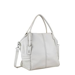 Damen Schultertasche "Basilico", Collezione Alessandro, beige, Polyurethan (PU), Taschen, mit viel Platz und langem Gurt