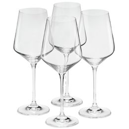 Van Well Weinglas "Ava, Weingläser 55,0 cl, 4 Stück", Ø 10,4cm x 24,9cm, 550ml, 4 Stk., transparent, Trinkgefäße, Geschenkkarton mit Sichtfenster,