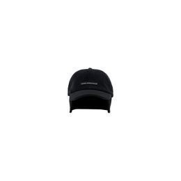 Herren Trucker Cap "Snow Cap Rubber Logo", schwarz, Alpha Industries, Kunstfaser, Caps