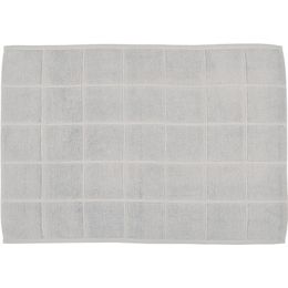 Hotelmatte Ross, H:10mm, grau, Baumwolle, Badematten, "Unifond", besonders weich, Badezimmerteppich, uni