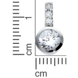 Firetti Damen Kettenanh&auml;nger "Schmuck Geschenk Silber 925 Halsschmuck Anh&auml;nger f&uuml;r Halskette", Silber 925 (Sterlingsilber), 1,3 g, bunt, Silber 925