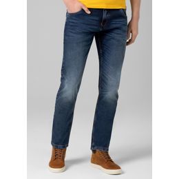 Timezone Herren Slim-fit-Jeans "Slim ScottTZ"blau, Gr. 30, 93% Baumwolle 6% Elasthan (T-400) 1% Elastan/Lycra, Jeans