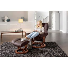 Relaxsessel stressless, B:74cm H:97cm T:74cm, braun, Leder PALOMA: Paloma ist ein durchgef&auml;rbtes Semianilin-M&ouml;belleder mit nat&uuml;rlicher Narbung. Es