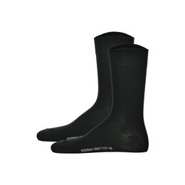 Hudson Herren Kurzsocken "Socken 2er Pack", Gr. 39, schwarz, Obermaterial: 75% Baumwolle CO. 23% Polyamid PA. 2% Elasthan EL., Socken