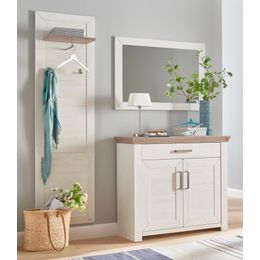Garderoben-Set, beige, SET ONE BY Musterring, MDF, Flur, Kastenm&ouml;bel-Sets, "york", im Landhaus Stil