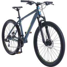 Bikestar Mountainbike, 46cm, 27,5 Zoll (69,85cm), blau, Fahrr&auml;der, f&uuml;r Damen und Herren, Kettenschaltung