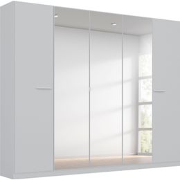 Dreht&uuml;renschrank Rauch, B:226cm H:210cm T:54cm, grau, Holzwerkstoff, Schr&auml;nke, "Kleiderschrank Schrank Garderobe TOPSELLER OTELI inkl.