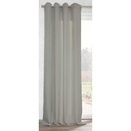 Vorhang my home, B:140cm H:245cm, beige, Polyester, Wohnzimmer, Gardinen, "Velonia", stilvoll, funktional und pflegeleicht