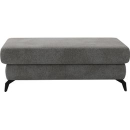Sit & More Polsterhocker SIT & MORE, B:121cm H:45cm T:67cm, grau, 95%Polyester 5%Polyamid, Hocker, "Bolero"