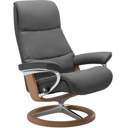 stressless "View" mit Signature Base, Gr&ouml;&szlig;e S,Gestell Eiche