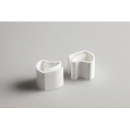 Klemmtr&auml;ger, B:2cm H:7,5cm L:3,5cm, wei&szlig;, LICHTBLICK ORIGINAL, Kunststoff, Sichtschutzbefestigungen, "Klemmfix Klick", f&uuml;r Jalousie