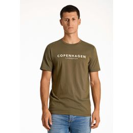 LINDBERGH Herren T-Shirt "LINDBERGH T-shirt", grün, Gr. M, Obermaterial: 100% Baumwolle, Shirts