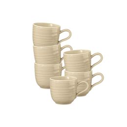 Seltmann Weiden Espressotasse "Espressotassen Terra 0,09 l 6er Set", beige, Trinkgef&auml;&szlig;e