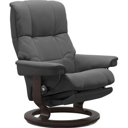 Relaxsessel stressless, B:88cm H:102cm T:76cm, grau, Leder BATICK: BATICK ist ein leicht korrigiertes, durchgef&auml;rbtes und genarbtes M&ouml;belleder, bei
