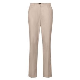 GOLDNER Damen 2-in-1-Hose "Hose Carla aus hochwertiger Pima-Baumwolle", beige, Gr. 54, Obermaterial: 97% Baumwolle CO (CMIA). 3% Elasthan EL., Hosen