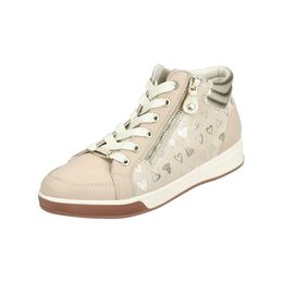 Ara Damen Sneaker "Ara Sneaker Leder", Gr. 36,5, beige, Leder, Schuhe