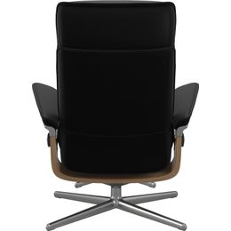 stressless Relaxsessel "Admiral" Set, Relaxsessel inkl. Hocker, mit Cross Base, Gr&ouml;&szlig;e M & L, Holzakzent Eiche