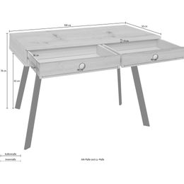 M&auml;usbacher Schreibtisch M&Auml;USBACHER, B:108cm H:65cm T:50cm, schwarz, B&uuml;ro, Tische, "Big System Office", Breite 108 cm