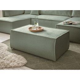Hocker OTTO HOME, B:102cm H:42cm T:69cm, grün, Bezugstoff 100% PES ;Atmungsaktives Gewebe ;Easy Clean ;Gramatur 340g/qm +/- 5%, Wohnzimmer, Hocker,
