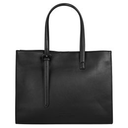 Bugatti Damen Shopper "LUNA", schwarz, Kunstfaser, leicht glänzend, unifarben, Taschen