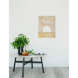 Leinwandbild Komar, B:30cm, gelb, Holz, Papier, Wohnzimmer, Bilder, "Desert Scene - Gr&ouml;&szlig;e 30 x 40 cm", Keilrahmenbild mi Echtholzrahmen