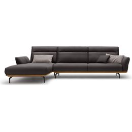 Ecksofa, B:338cm H:103cm T:183cm, braun, CREATION BY ROLF BENZ, NaturLEDER OSKAR (echtes Rindsleder), Wohnzimmer, Sofas, "CR.460 Designsofa mit