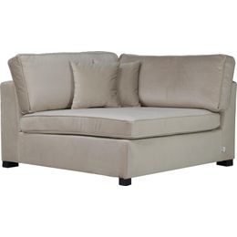 Sofa Home Affaire, B:130cm H:86cm T:130cm, beige, 100% Polyester, Wohnzimmer, Sofas, "Skara XXL", Eckelement zur individuellen