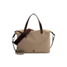 SURI FREY Damen Shopper "Shopper SFY Sammy"taupe 900, Polyurethan, Taschen