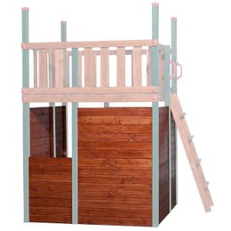Weka Kinder Spielturmverkleidung "Verkleidung für Tabaluga Spielturm 816 D", B/H/L: 52cm x 160cm, braun, Holzwerkstoff, B:52cm L:160cm,