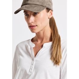 Street One Damen Baseball Cap, braun, unifarben, Web, Baumwolle, Caps, Basic