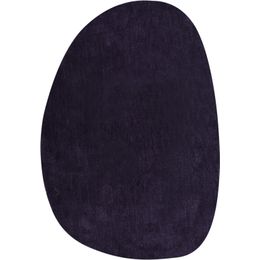 Hochflor-Teppich Tom Tailor HOME, B:135cm H:25mm L:200cm, lila, Polyester, Teppiche, "Shaggy Teppich Cozy", Uni Farben, auch in Pastell Farben, weich