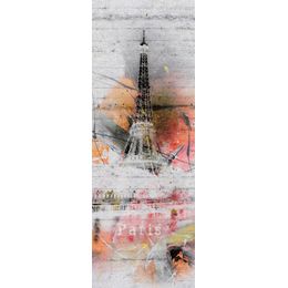 Komar Vliestapete "Digitaldruck Vlies - Paris - Gr&ouml;&szlig;e 100 x 280 cm", B/L: 100mm x 280mm, Rollen:, bunt, Tapeten, Wohnzimmer, Schlafzimmer