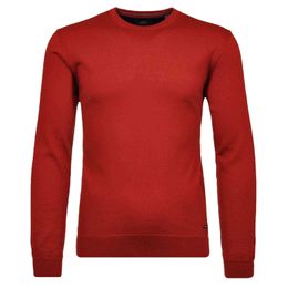 Ragman Damen Rundhalspullover, rot, Gr. XXL, 100% Wolle, Pullover