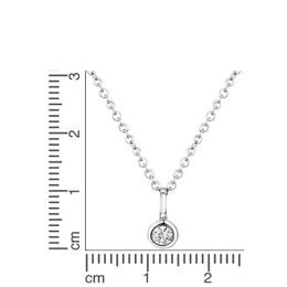 Firetti Damen Kette mit Anh&auml;nger "Schmuck Geschenk Silber 925 Halsschmuck Halskette Ankerkette Solit&auml;r", Silber 925 (Sterlingsilber), L: 50 B: 1mm,