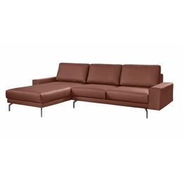 Ecksofa, B:274cm H:85cm T:178cm, braun, CREATION BY ROLF BENZ, Luxus-Microfaser (100% Polyester), Wohnzimmer, Sofas, "CR.450, Designecksofa, L-Form",